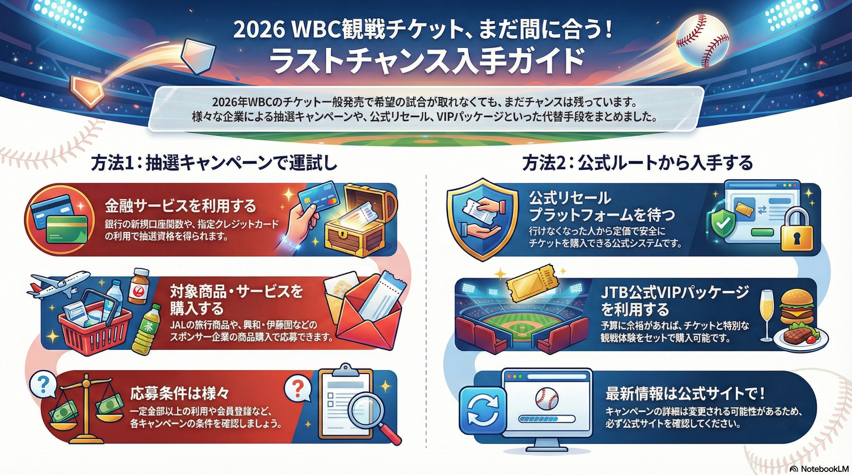 【2026WBC世界棒球經典賽】官方リセール（轉售）平台即將開放！安全轉售票券完整指南 - 棒球 | Elegant Access