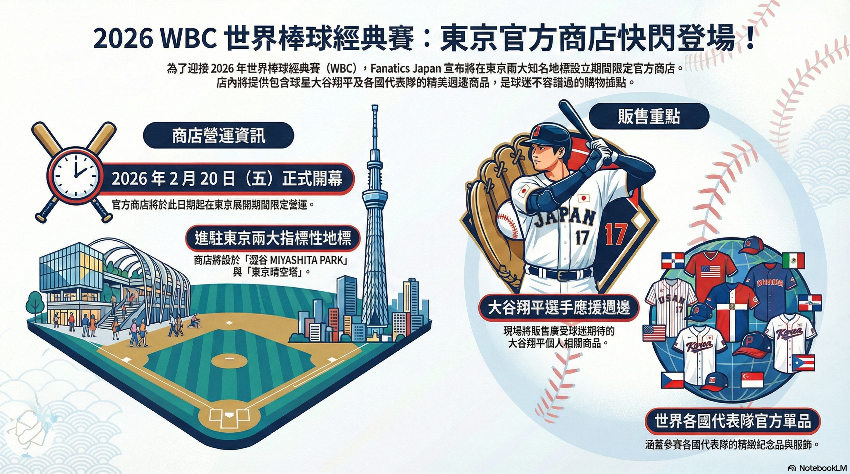 WBC 2026 Official Store Limited Opening! Guide to MIYASHITA PARK and ...